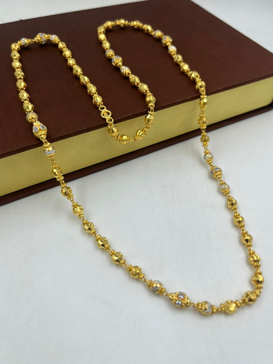 1 GRAM GOLD LADIES MALA FOR WOMEN DESIGN A-20 – Radhe Imitation