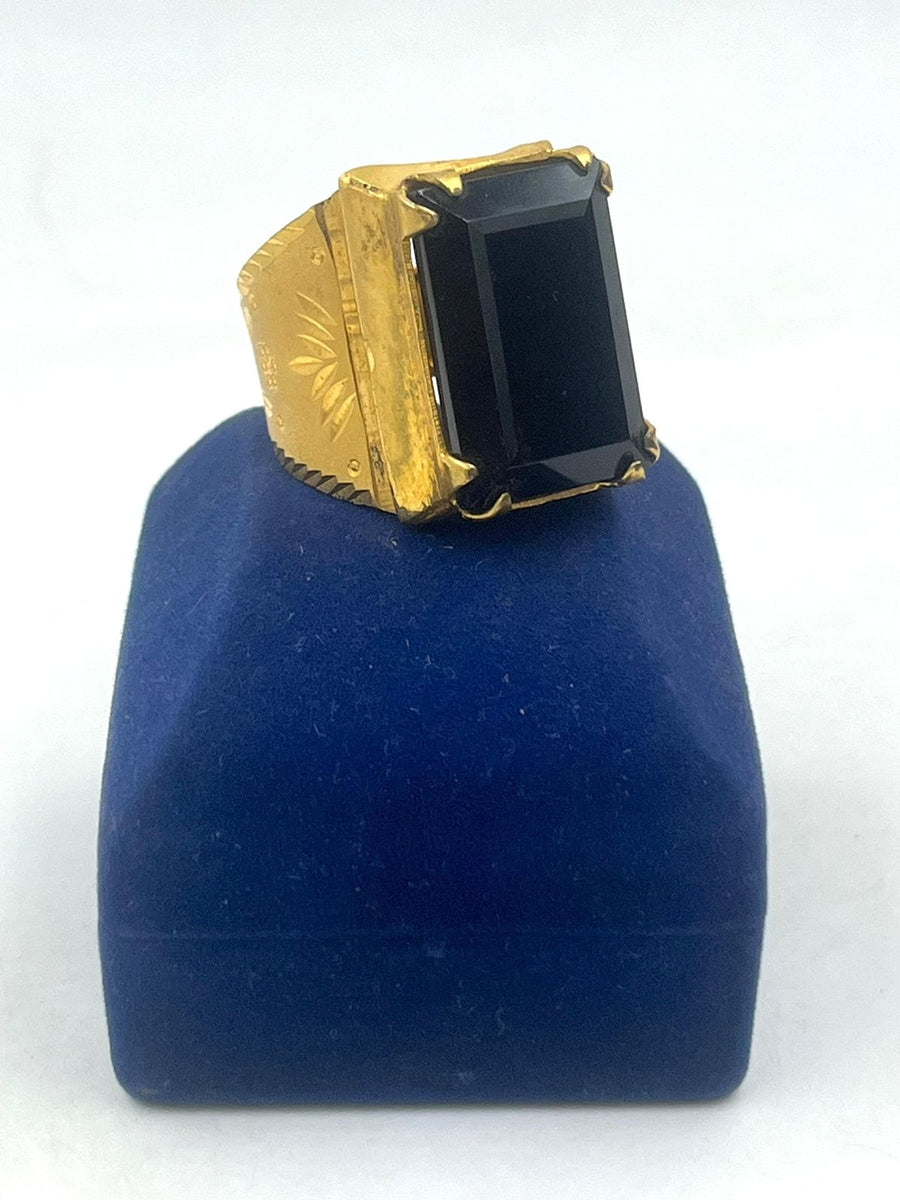 1 GRAM GOLD DIAMOND RING FOR MEN DESIGN A-786 – Radhe Imitation