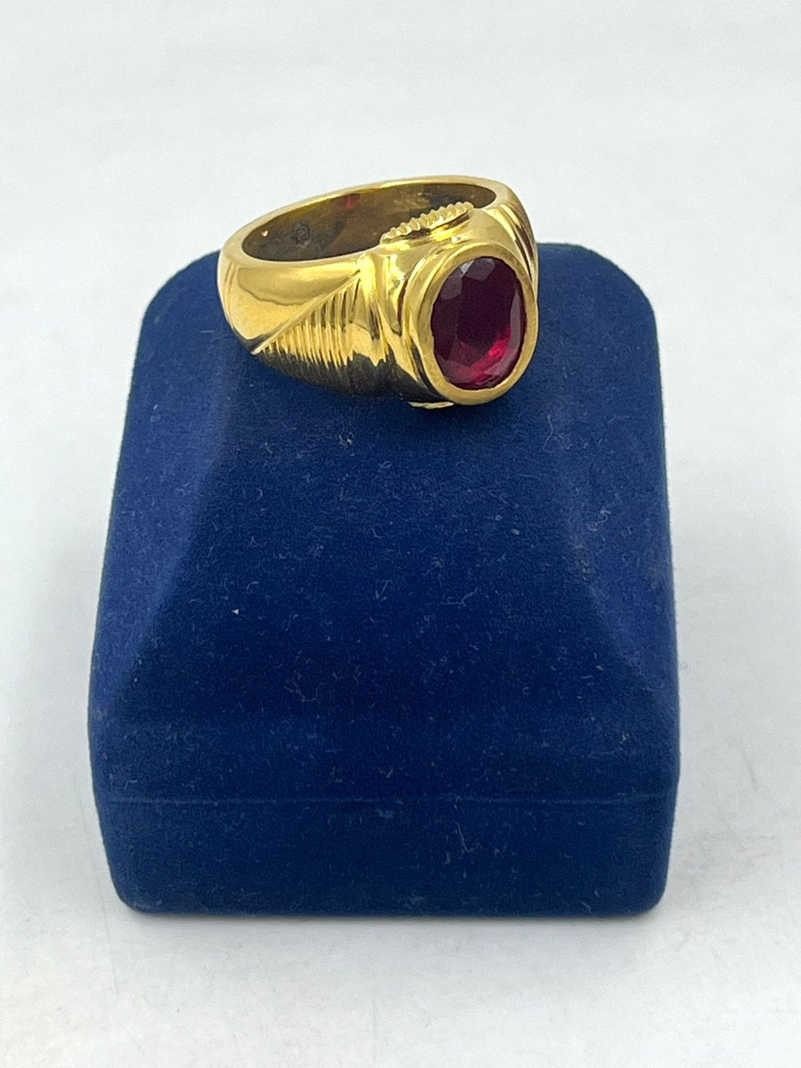 1 GRAM GOLD GRAH RING FOR MEN DESIGN A-816 – Radhe Imitation
