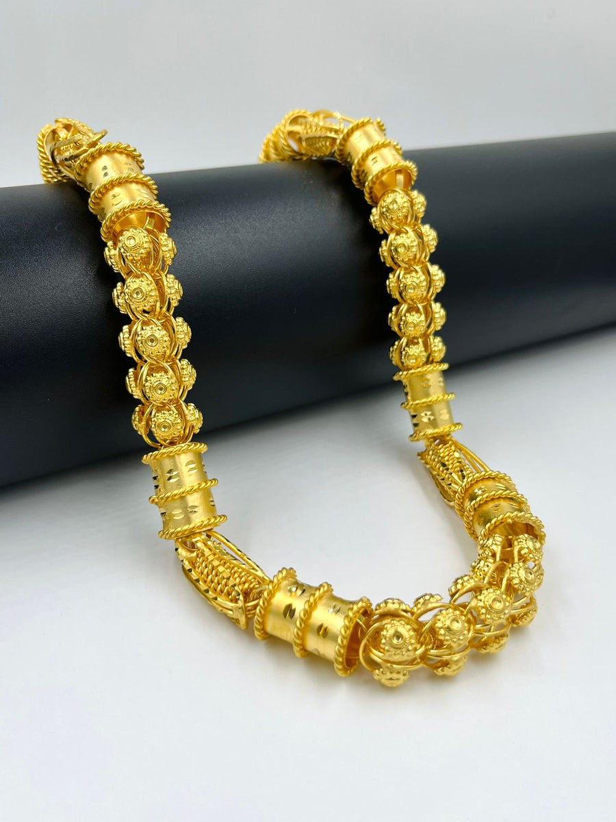 1 GRAM GOLD GOP CHAIN FOR MEN DESIGN A-542 – Radhe Imitation