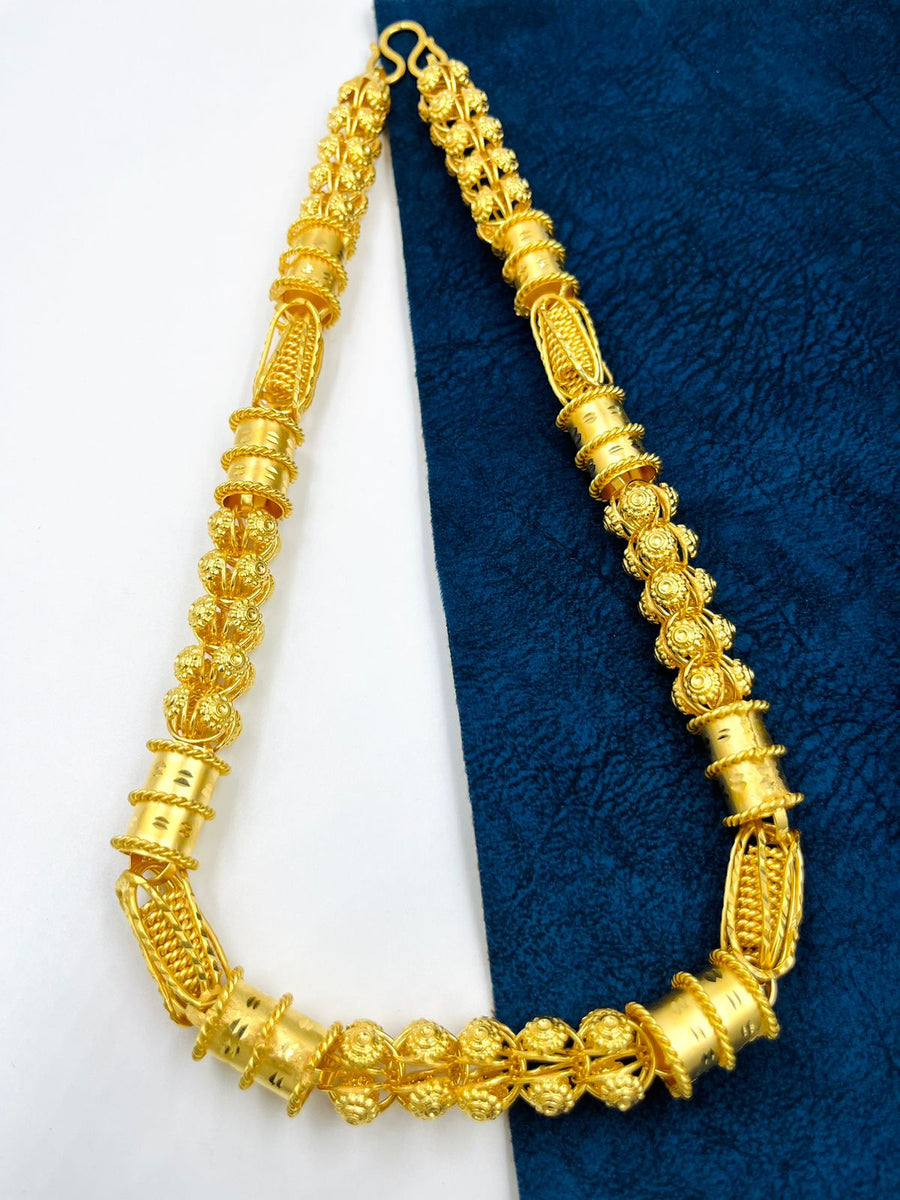 1 GRAM GOLD GOP CHAIN FOR MEN DESIGN A-542 – Radhe Imitation