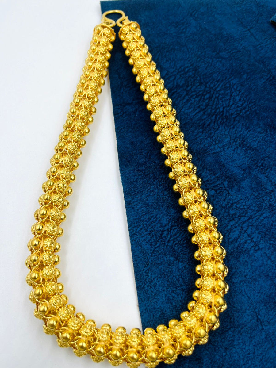 1 GRAM GOLD GOP FLOWER CHAIN FULLY HEAVY LOOK CHAIN FOR MEN DESIGN A-5 ...