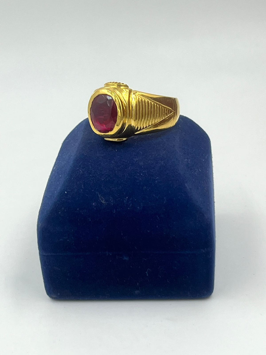 1 GRAM GOLD GRAH RING FOR MEN DESIGN A-877 – Radhe Imitation