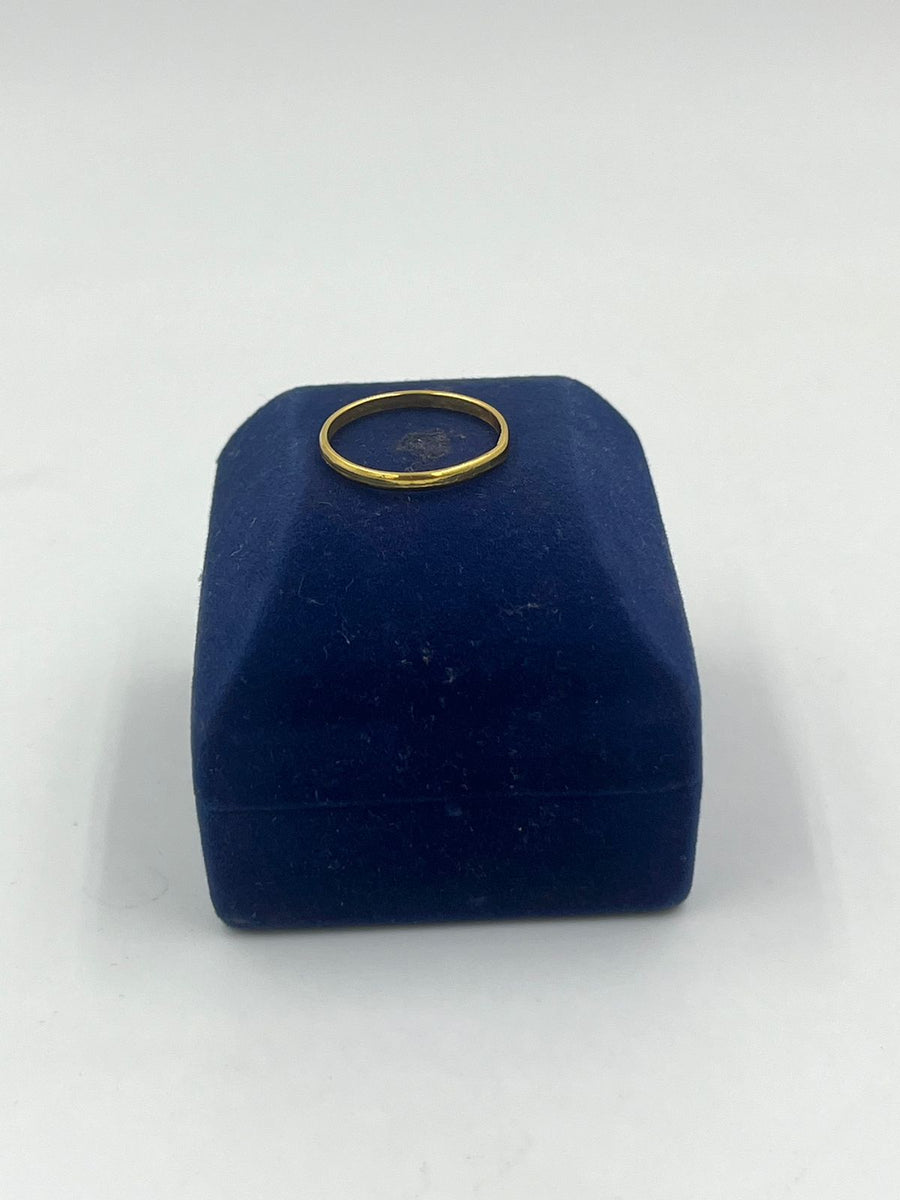 1 GRAM GOLD FORMING PLAN RING FOR MEN DESIGN A-953 – Radhe Imitation