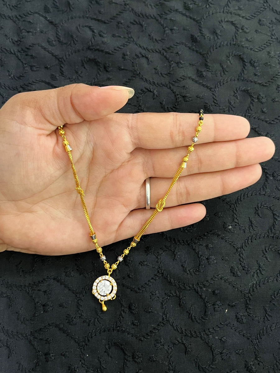 1 GRAM GOLD NECKLACE (DOKIYA) WOMEN NECKLACE DESIGN A-13 – Radhe Imitation