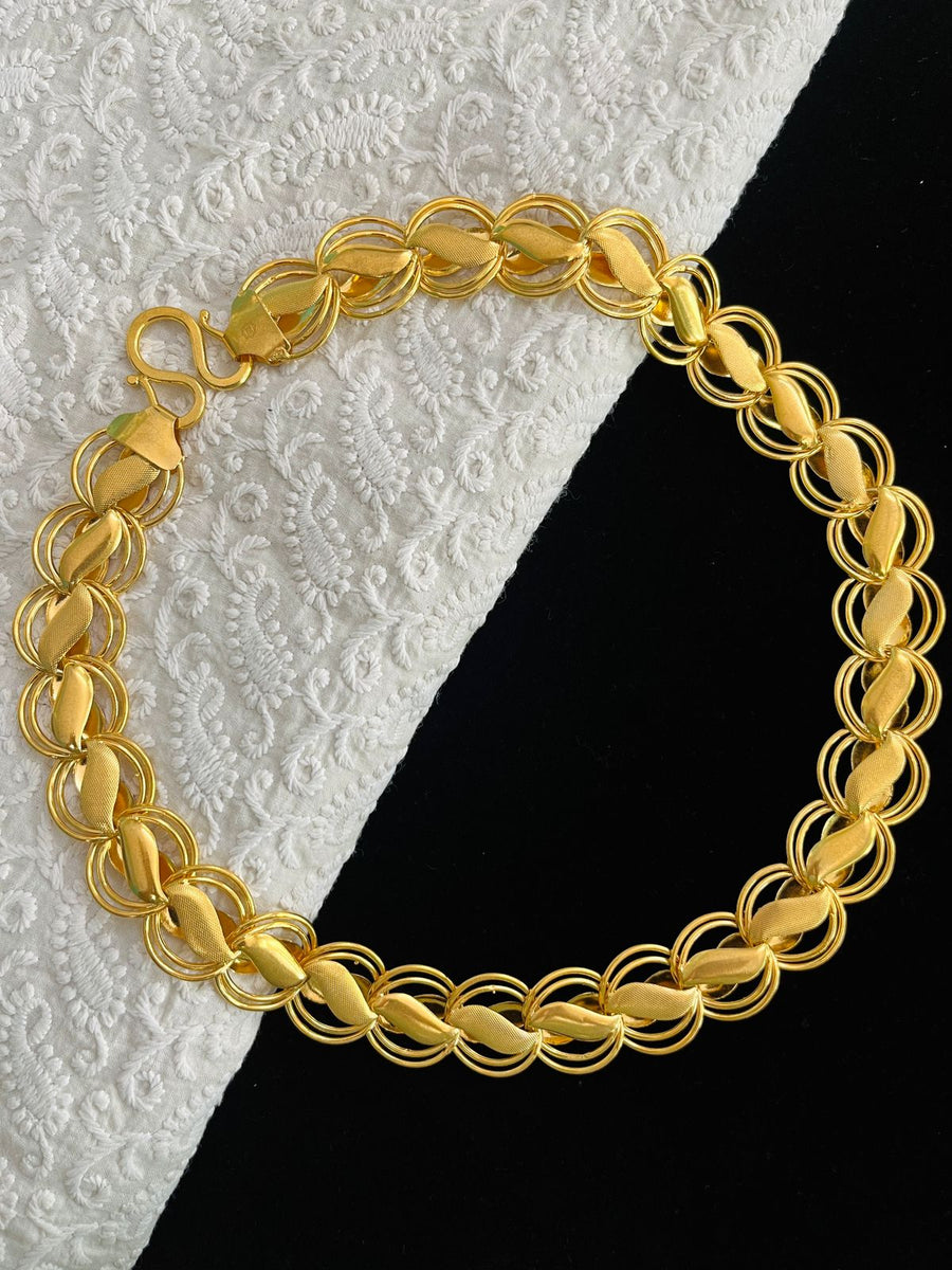 1 GRAM GOLD KOYLI BIG CHAIN FOR MEN DESIGN A-649 – Radhe Imitation