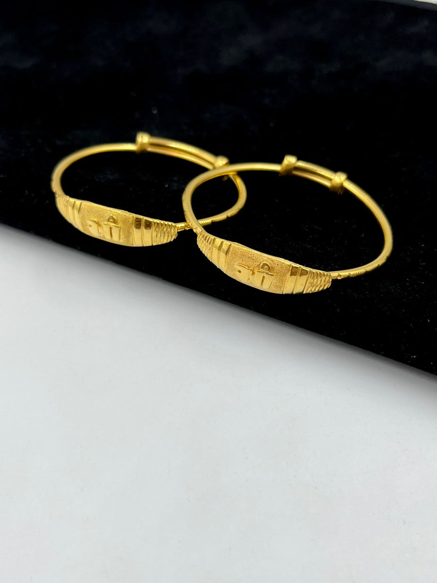 1 GRAM GOLD PLATING MAA KADLI (BACHA KADLI) DESIGN A-12 – Radhe Imitation