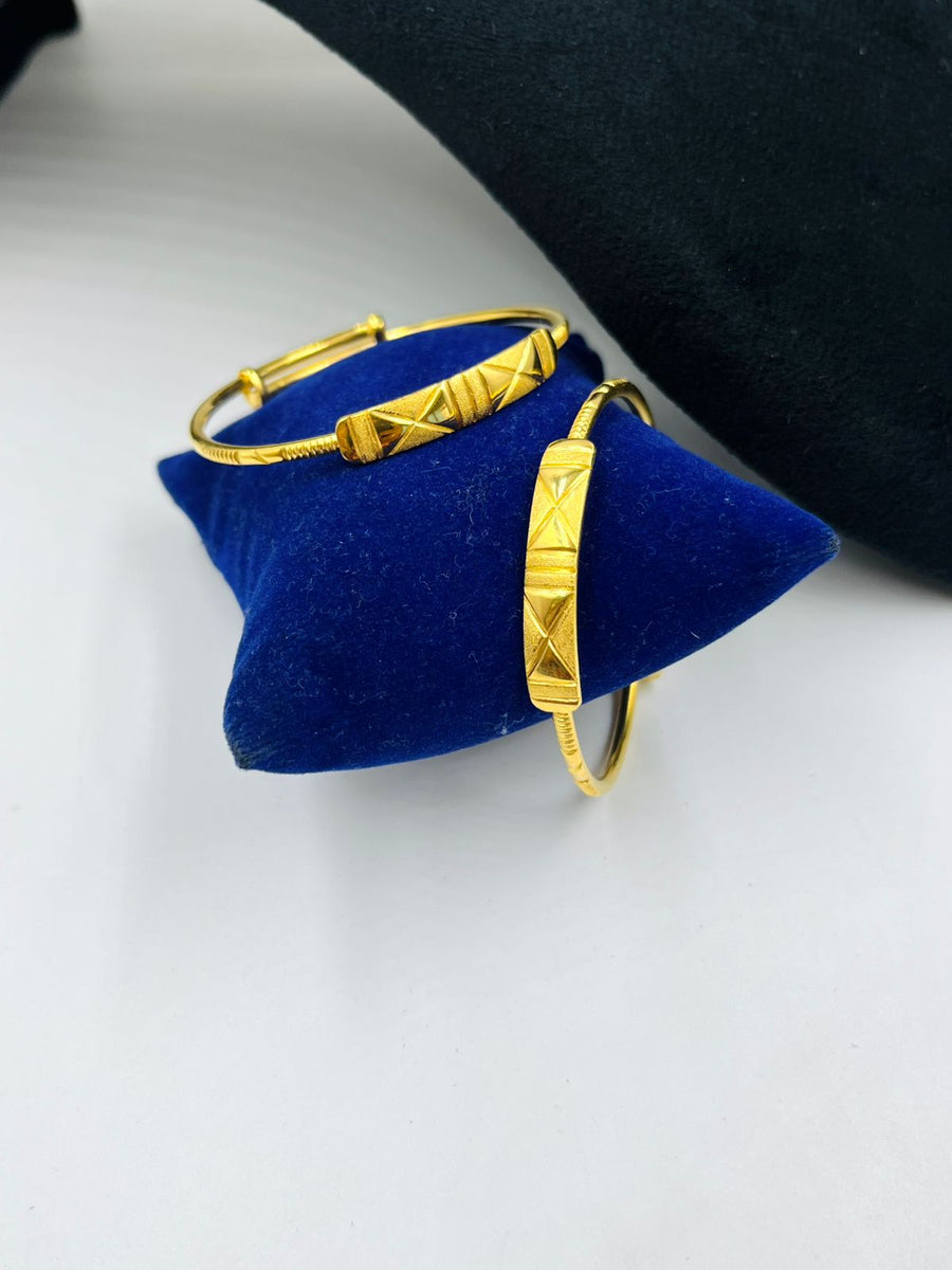 1 GRAM GOLD FORMING KIDS KADLI DESIGN A-10 – Radhe Imitation