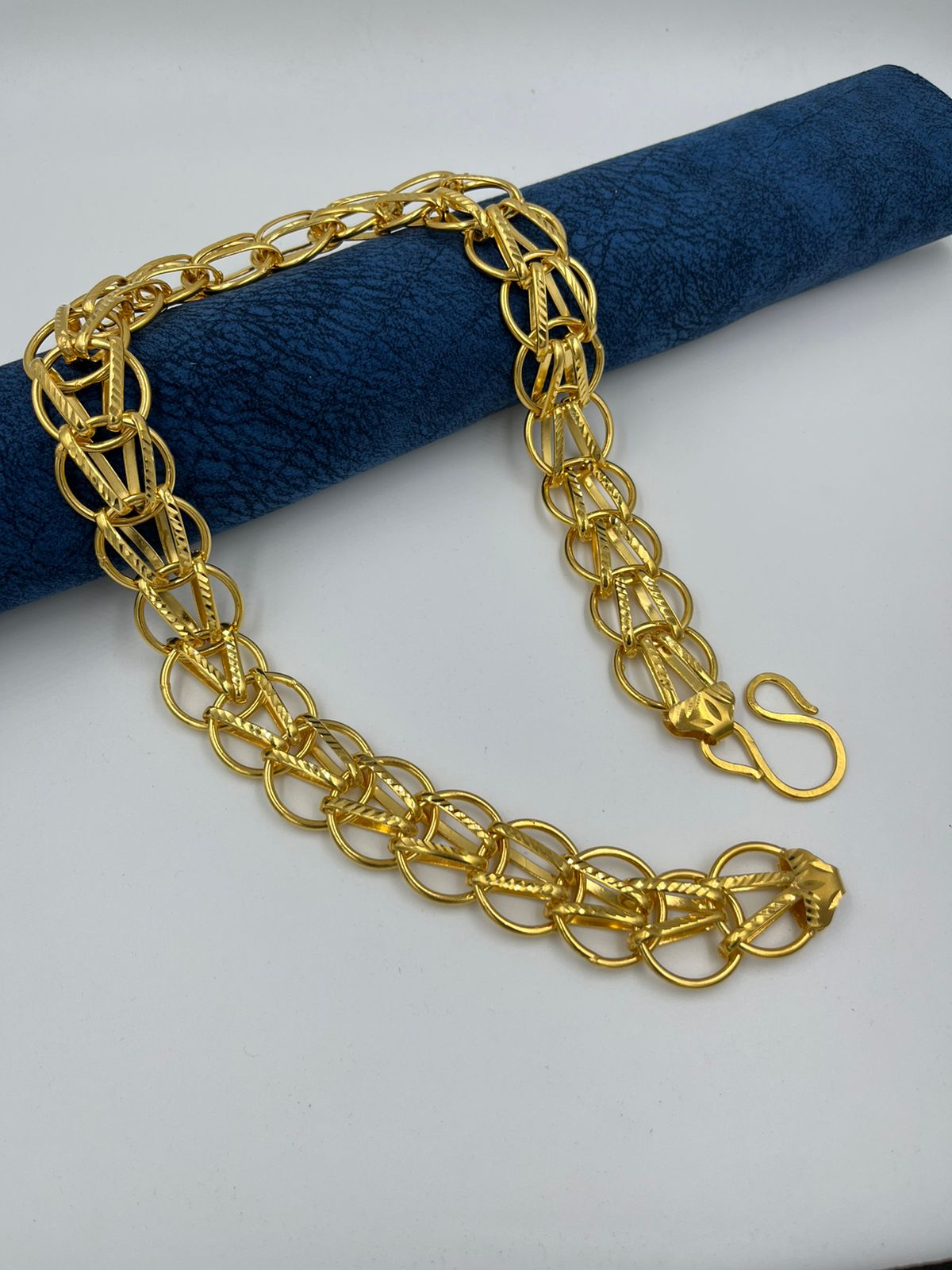 1 GRAM GOLD FORMING ROUND CHAIN FOR MEN DESIGN A-85 – Radhe Imitation