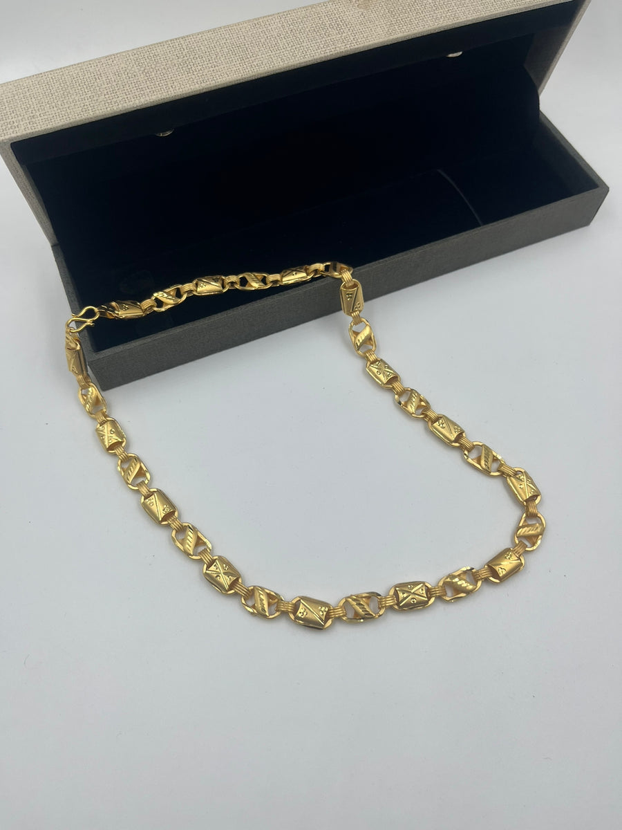 1 GRAM GOLD FOMRING MIX KOYLI DESIGN FOR MEN DESIGN A-92 – Radhe Imitation