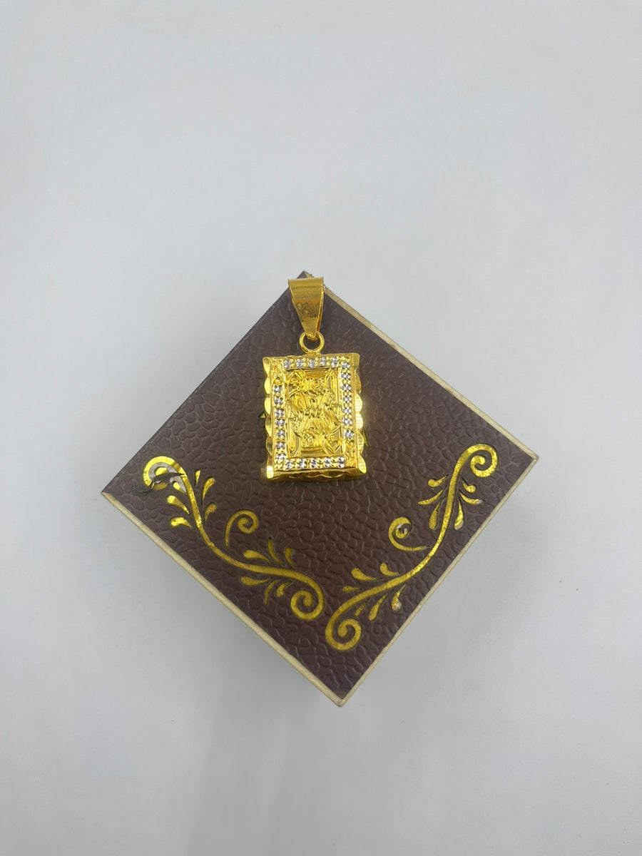 1 GRAM GOLD FORMING PALYING CARD BADSHAH PENDANT FOR MEN DESIGN A-47 ...