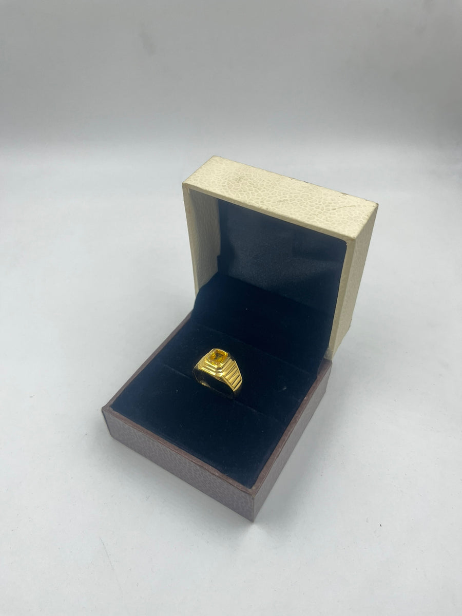 1 GRAM GOLD FORMING GURU NANG RING FOR MEN DESIGN A-8 – Radhe Imitation