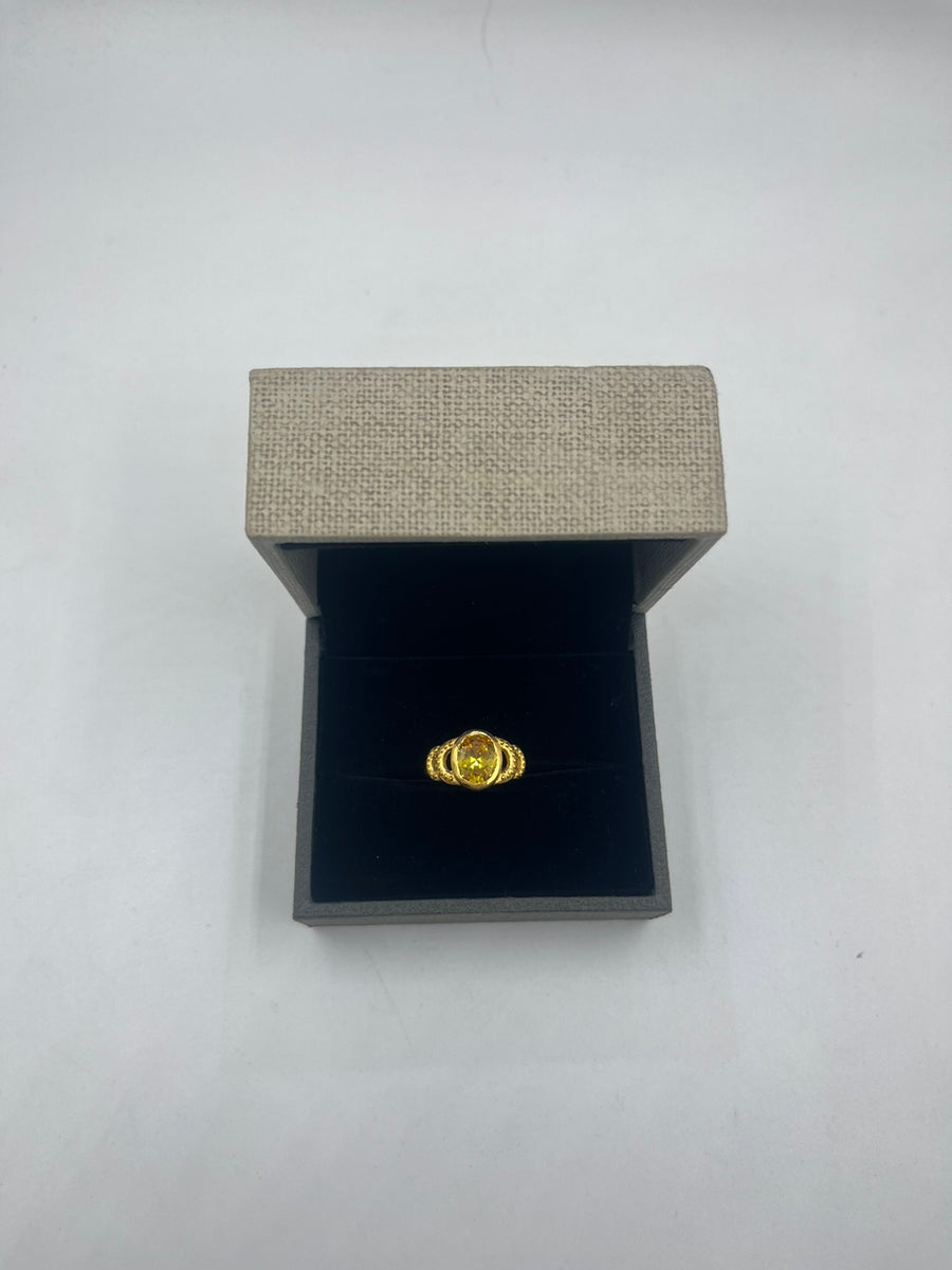 1 GRAM GOLD FORMING GURU DIAMOND RING FOR MEN DESIGN A-40 – Radhe Imitation