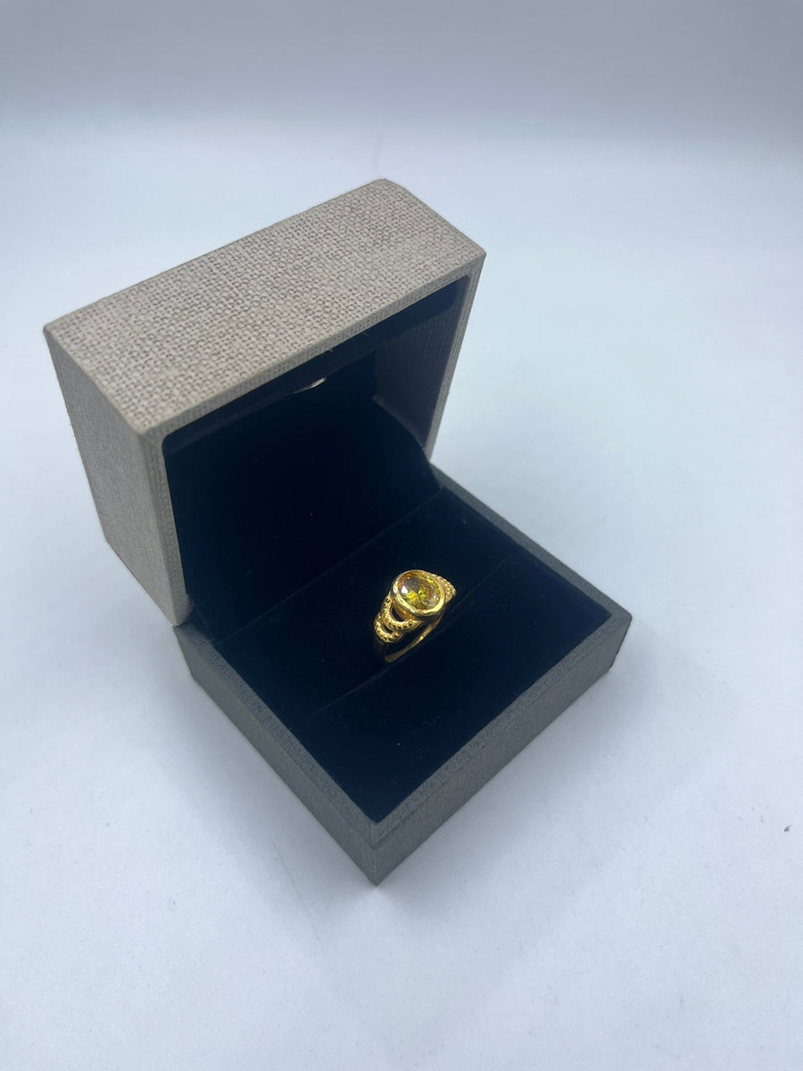 1 GRAM GOLD FORMING GURU DIAMOND RING FOR MEN DESIGN A-40 – Radhe Imitation