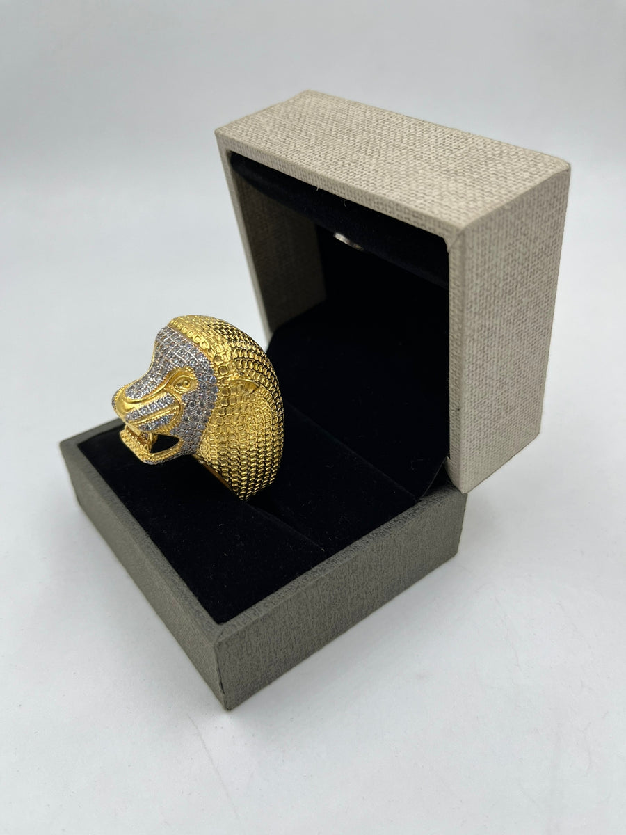 1 GRAM GOLD PLATING TIGER RING FOR MEN DESIGN A-271 – Radhe Imitation
